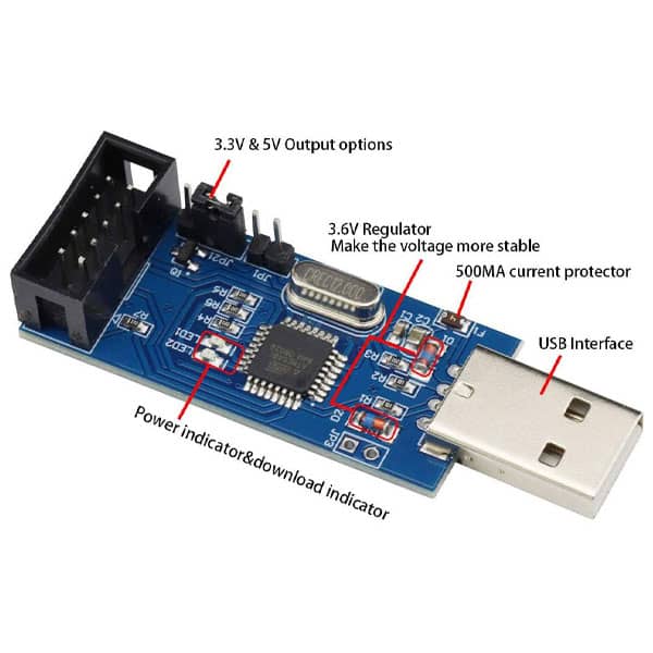 ماژول پروگرامر USBASP : دقت، سرعت و کیفیت در یک ابزار